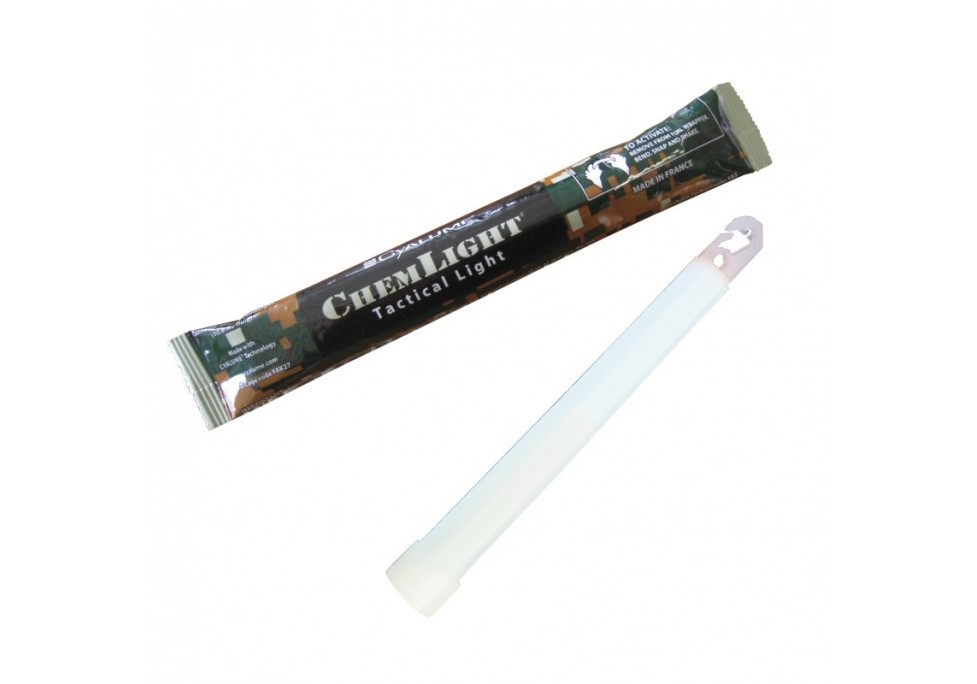 CYALUME VALGUSPULK CHEMLIGHT 15cm, MILITARY GRADE (VALGE)